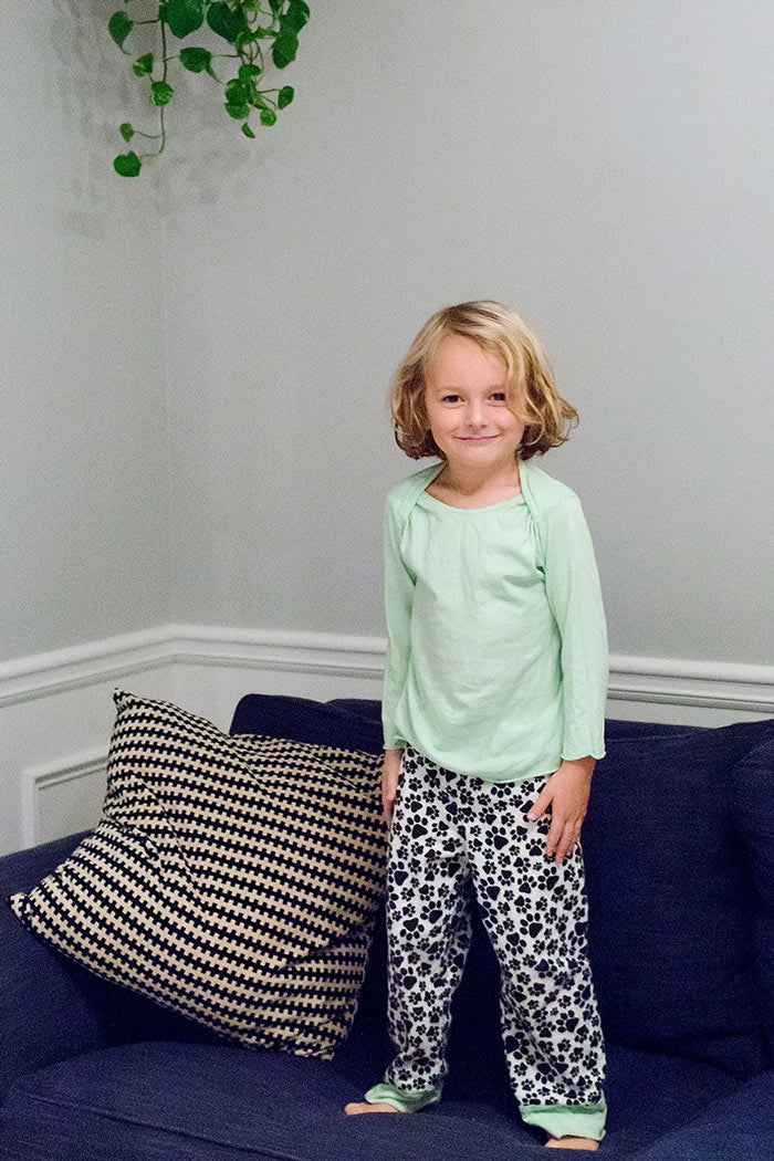 Snuggle Pajamas Kids PJ Sewing Pattern - Blank Slate Patterns