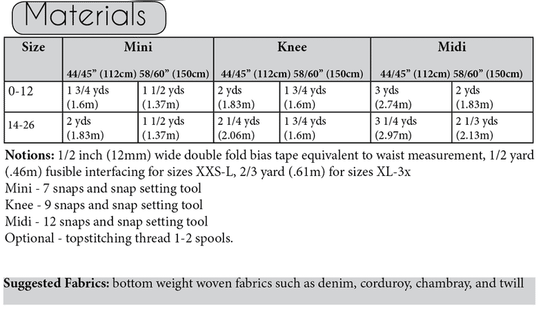 Tillery Skirt - Blank Slate Patterns