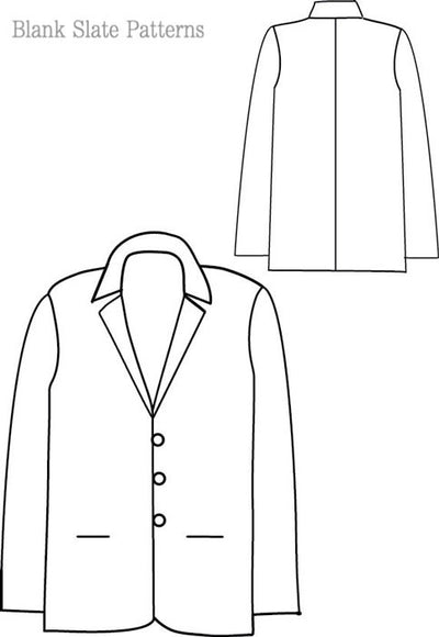 Basic Blazer Sewing Pattern - Blank Slate Patterns
